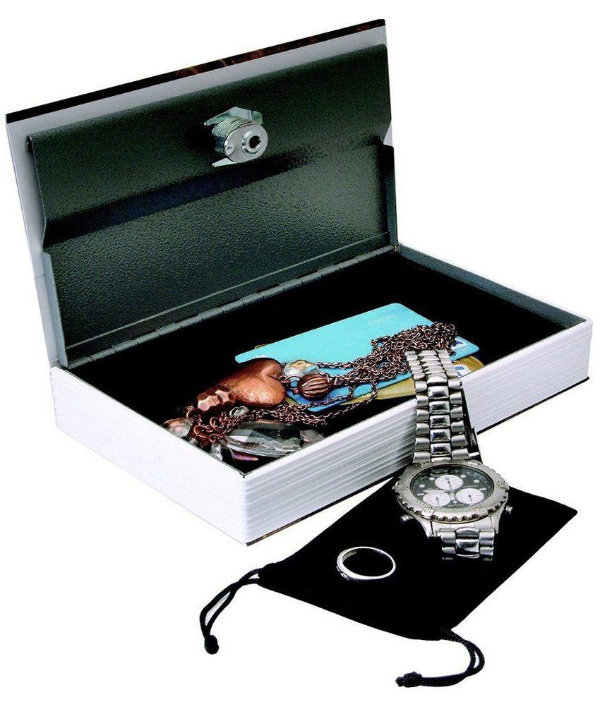 Book Safe ในรูปแบบหนังสือ เชฟนิรภัย ขนาด 24x15.5x5.5cm (L) Safe Box ...