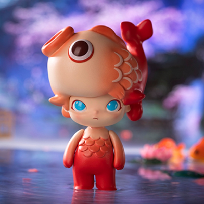 POPMART Bubble Mart Dimoo Lost Animal Series Blind Box Out-Of-Print Koi ...