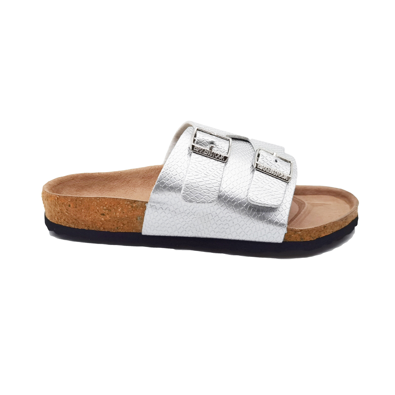 รองเท้าแตะหูหนีบผู้หญิง Birkenstock Arizona BF silver เงิน Unisex ...