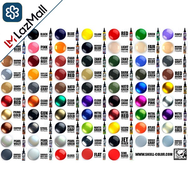 Skull Color 100.088 Alpha Yellow 60 ml (Gloss) 8853100903885 - Heaven ...