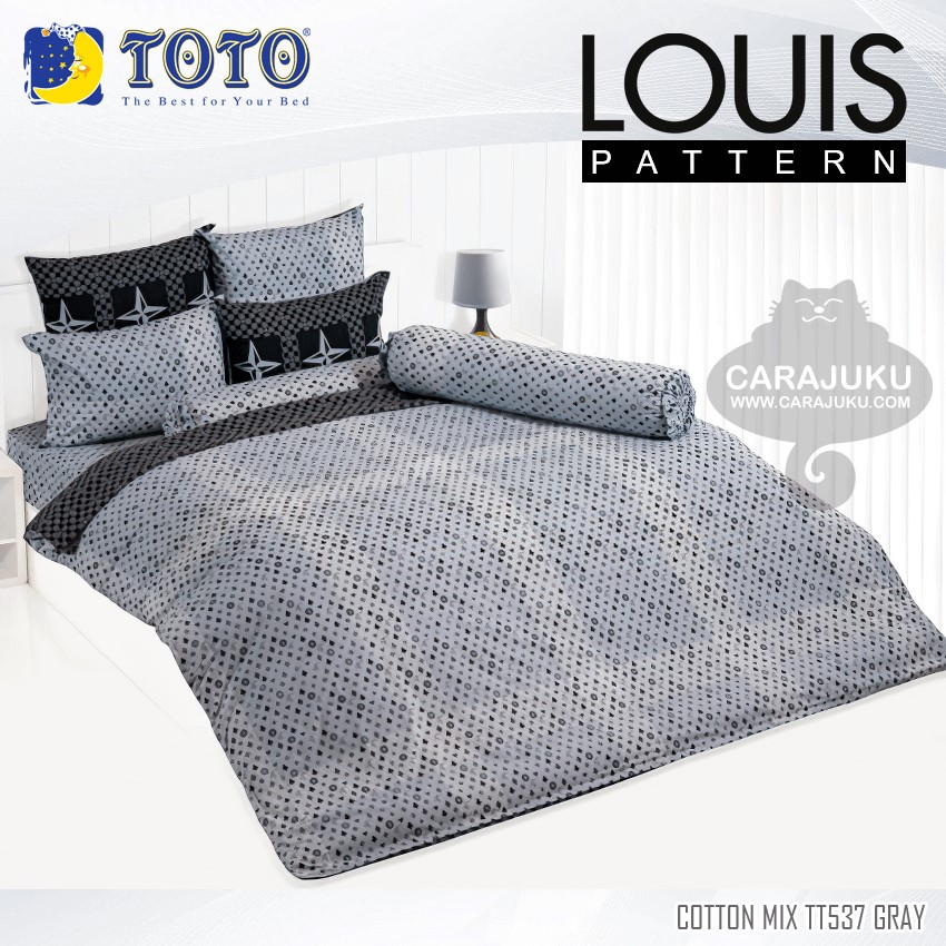 TOTO ชุดผ้าปูที่นอน 3.5 ฟุต (ไม่รวมผ้านวม) ลายหลุยส์ Louis Pattern ...