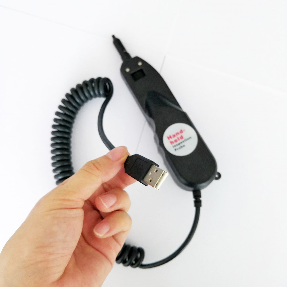☑ Fiber Optic Microscope USB Optical Fiber Inspection Probe Fiber ...