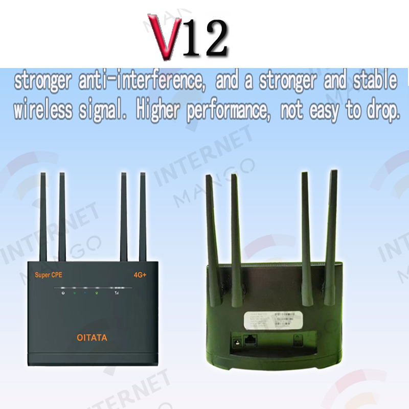 4G/5G V12 unlimited wifi router supports full band lock frequency band ...