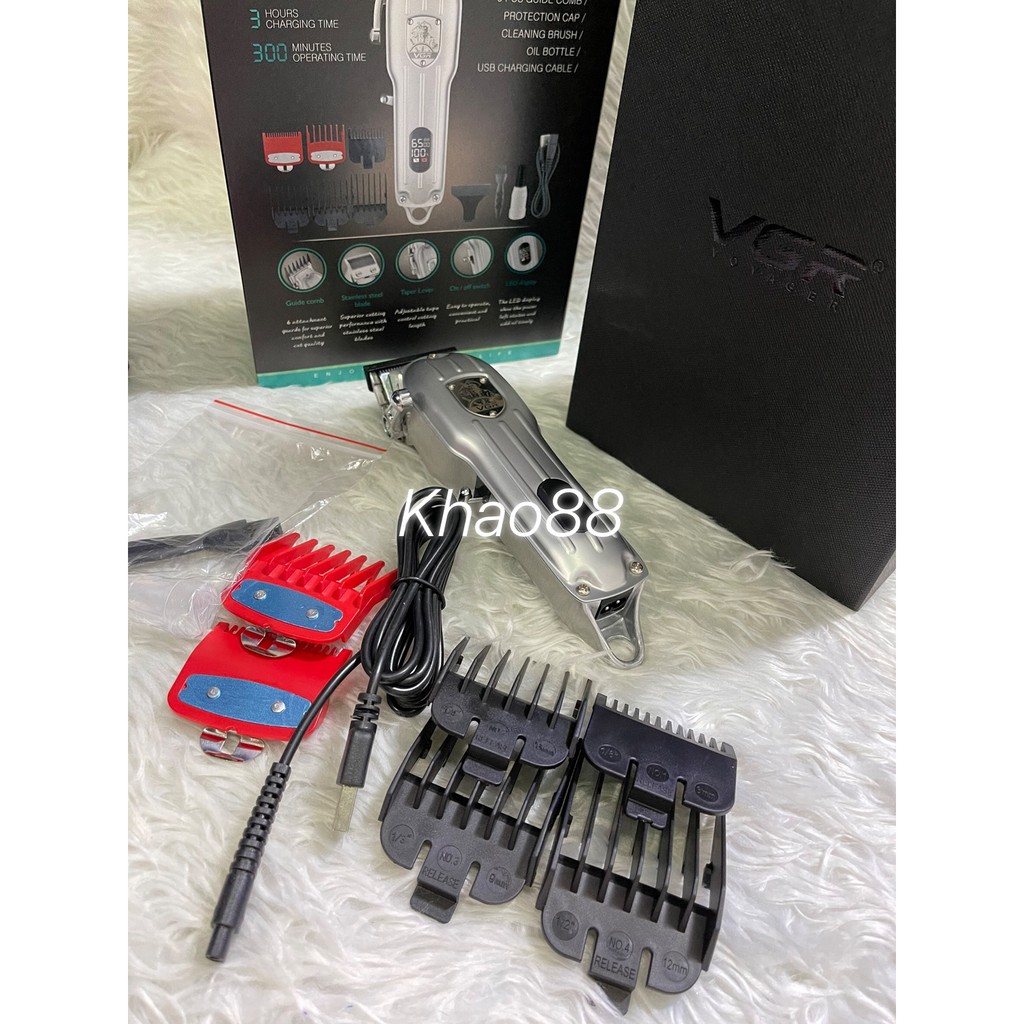 ปัตตาเลี่ยนตัดผมไร้สาย VGR V-092 สีเงิน (มาใหม่ล่าสุด ) ตัดผม ปัตตาเลียนตัดผม แบตตาเลี่ยนตัดผม ...