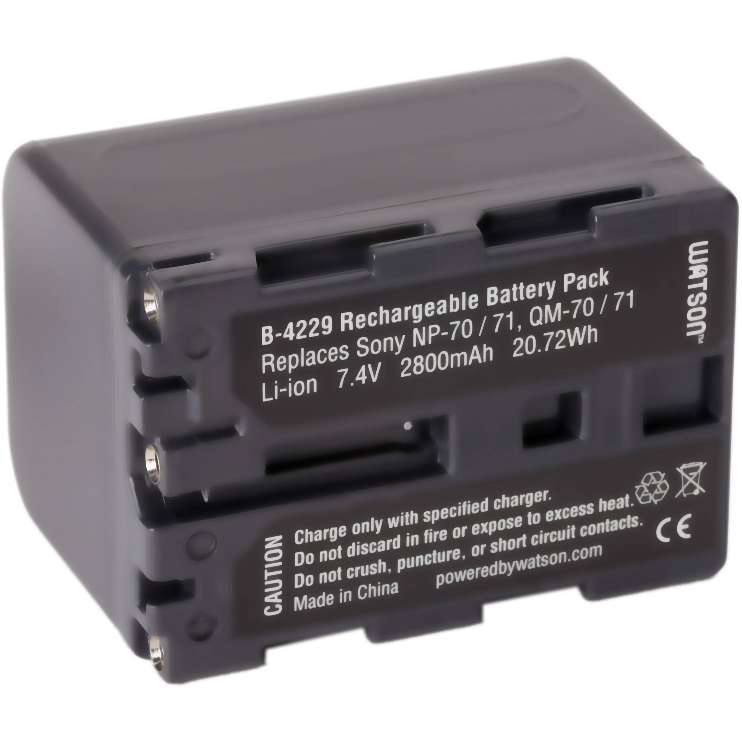 แบตเตอร์รี่ SONY Camcorder Digital Camera Battery รุ่น NP-QM71D/FM70 ...