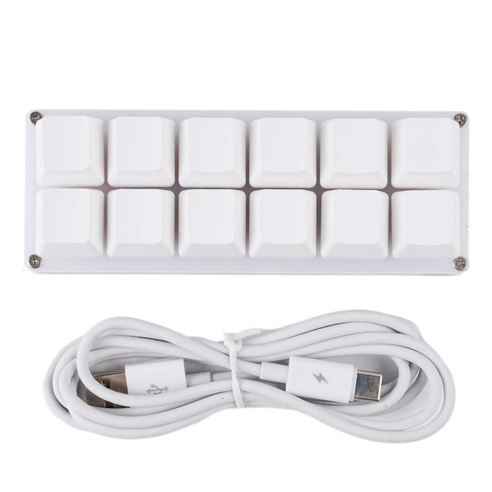 12 Keys Numerical Keyboard Mini Keyboard Copy Paste Mechanical Password Custom Shortcuts Key One ...