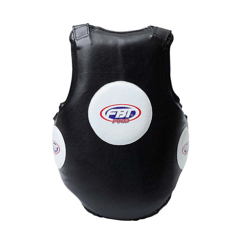 FBT เป้ากันหน้าอก หนังแท้ FBT BP-4 สีดำขาว 44454 - FBT - ThaiPick
