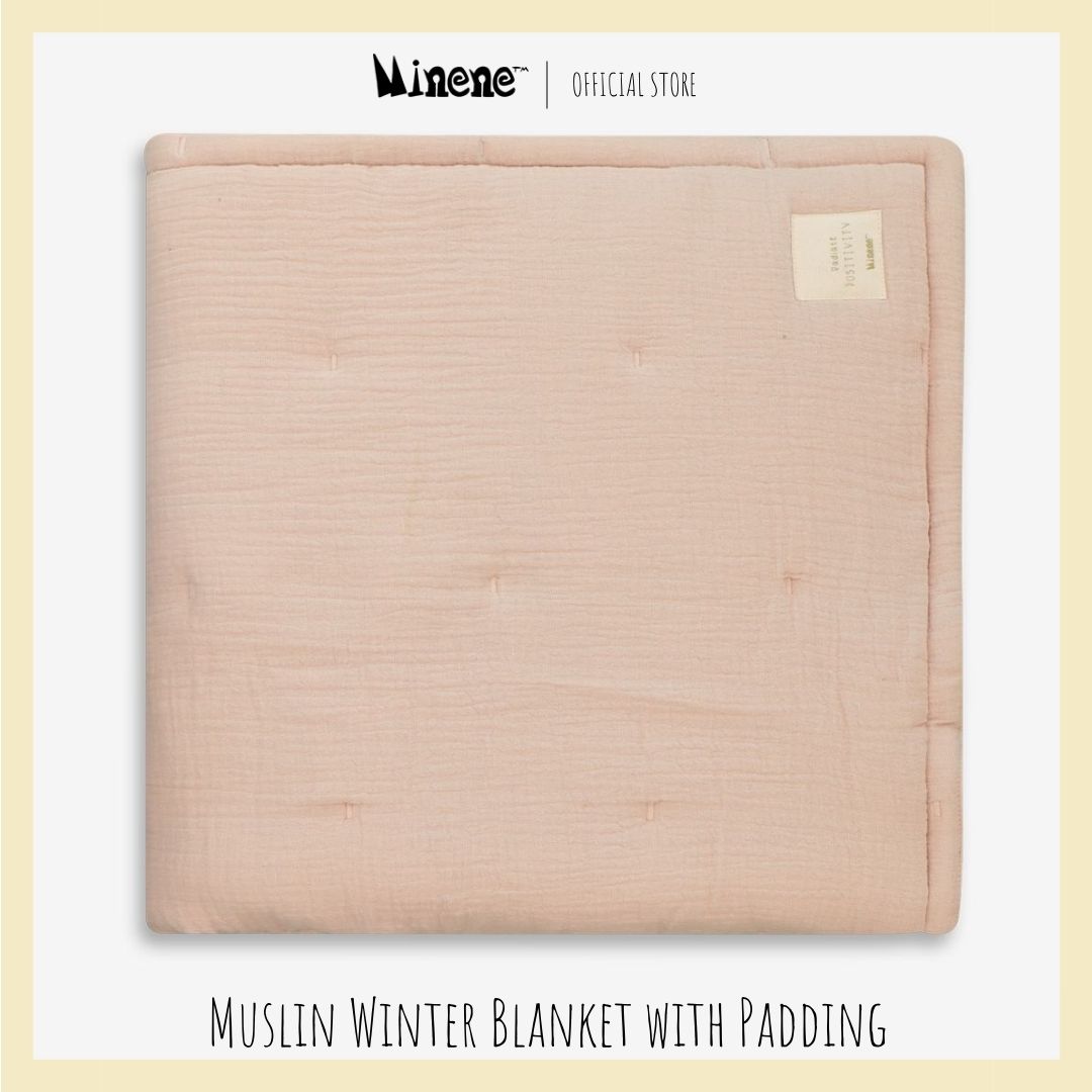 Muslin Winter Blanket with Padding 80x80CM ผ้าห่มนวมมัสลินคอทตอน 100 ...