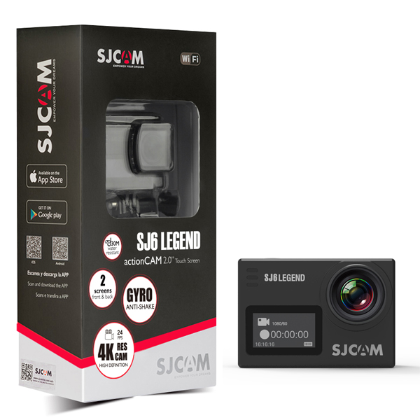 SJCAM SJ6 LEGEND 4K (24fps) 16MP Touch Screen LCD 2.0" Action Camera ...