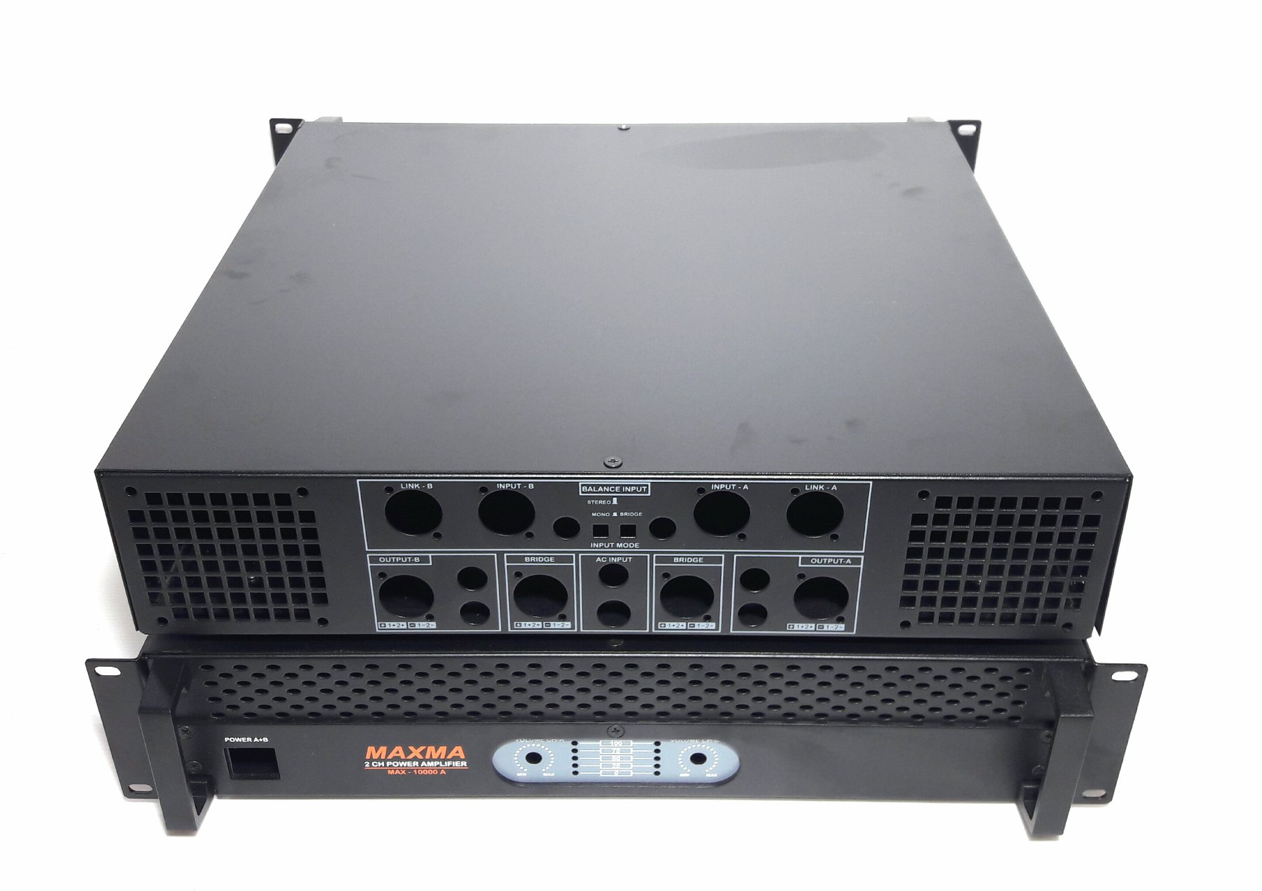 กล่องแอมป์เปล่า แท่นเปล่า MAXMA-5000A 2U ขนาดสูง 3.5นิ้ว ยาว 17 นิ้ว ...