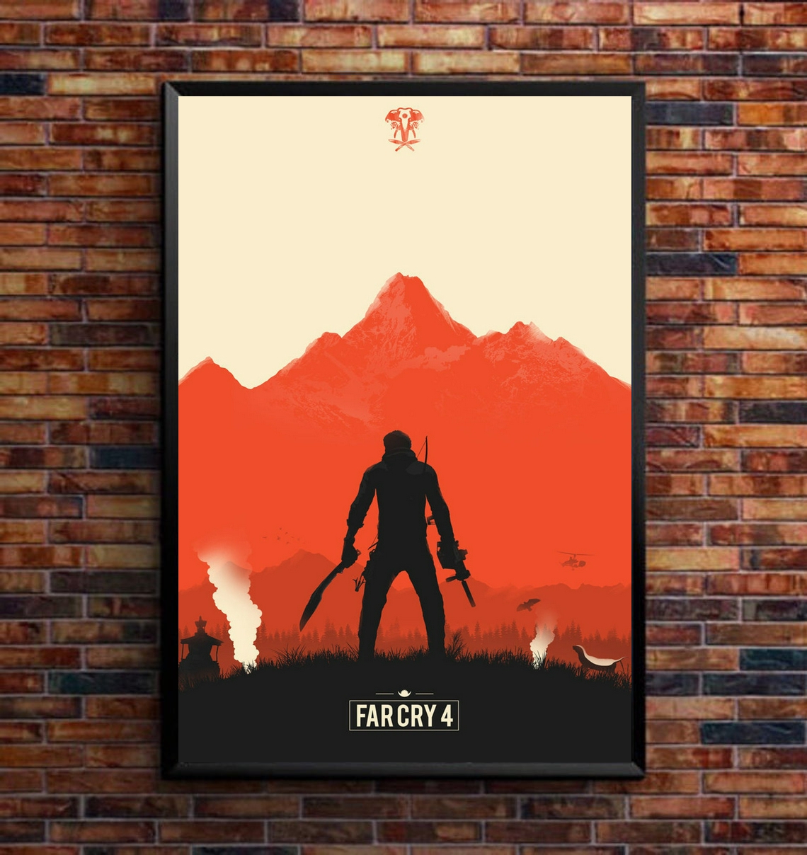 Far Cry 4 Minimal Poster Shooting FPS Game Art, Full Page, poster ...