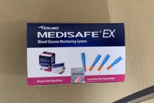 แผ่นตรวจน้ำตาล ยี่ห้อ Terumo medisafe EX 30 ชุด (ของแท้ ใช้ได้จริง ...