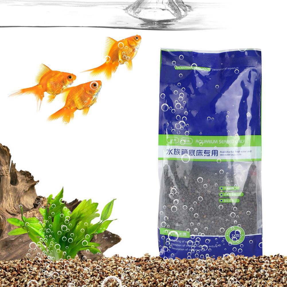 1kg/Bag Aquarium Mini Pebbles Stones Fish Tank Gravel Sand-Bed ...