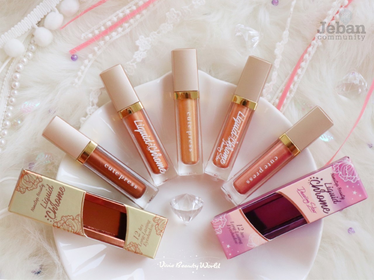 Cute Press Nonstop Beauty Liquid Chrome Eyeshadow (7447x) : cutepress ...