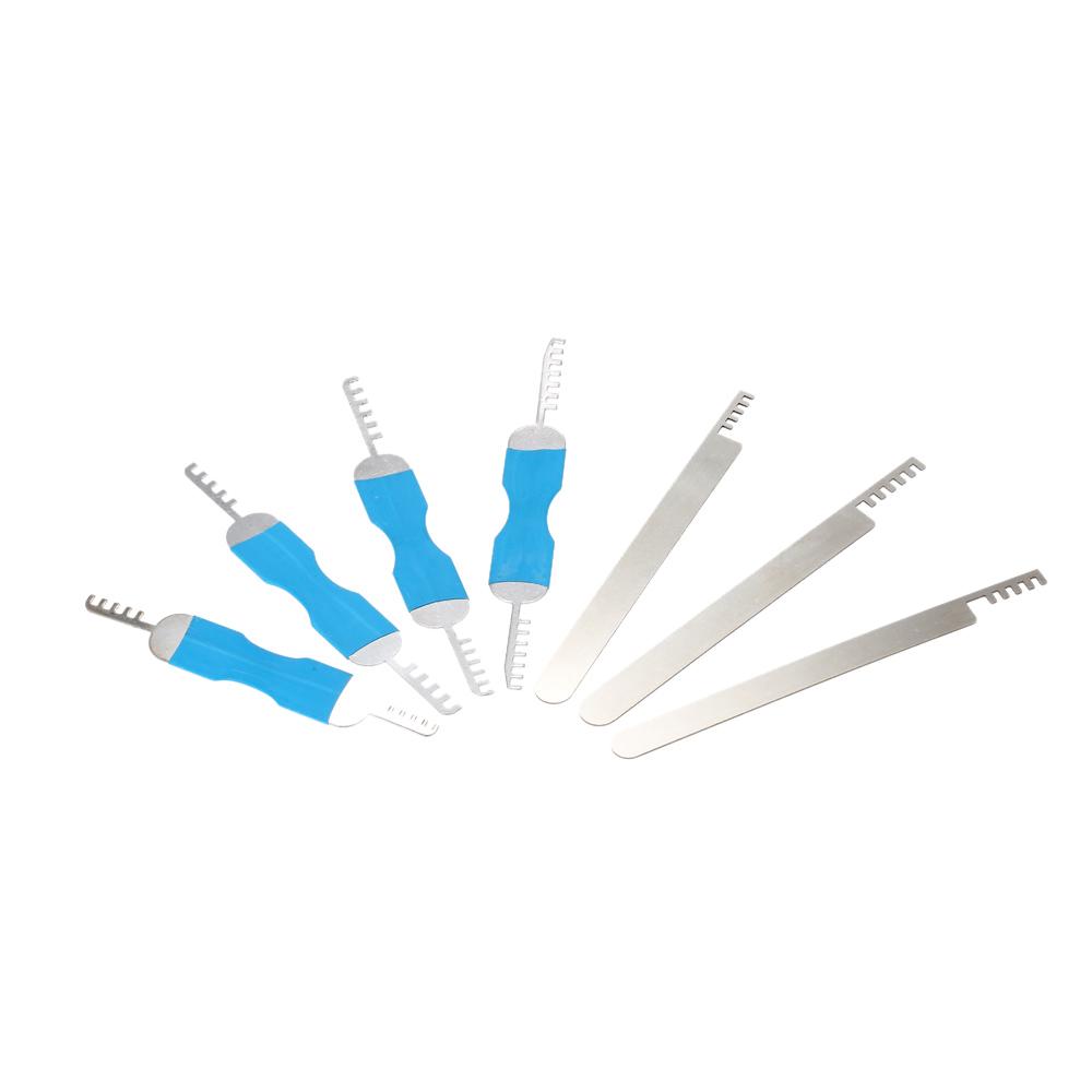 7pcs Stainless Steel Comb Picks Lock Opener Locksmith Tools - SENT ...