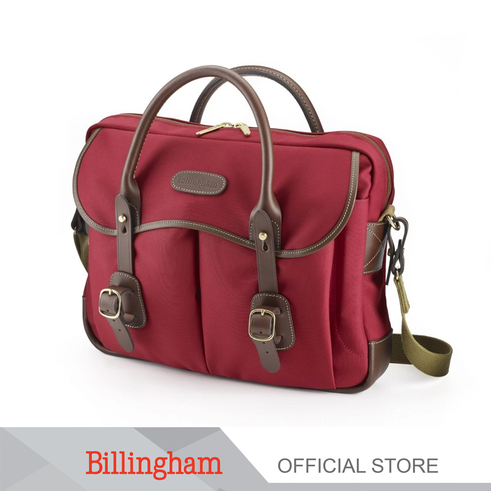 กระเป๋า Billingham รุ่น Thomas Briefcase - Khaki FibreNyte / Chocolate ...