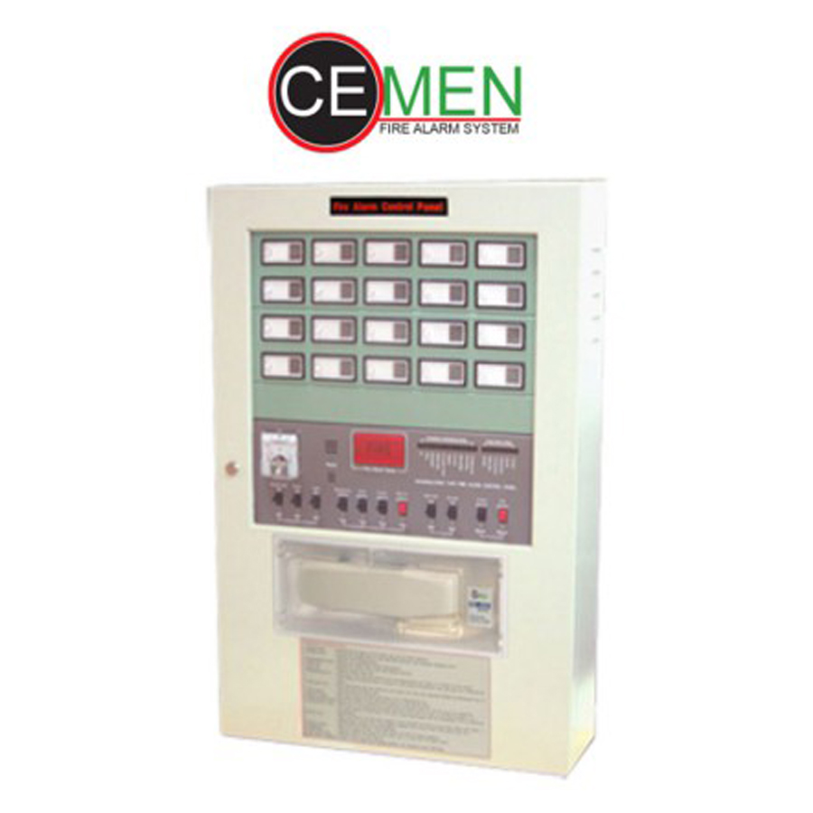 Fire Alarm Control Panel 30 Zone with 1 Zone Bell + 1 Telephone รุ่น FA-430 ยี่ห้อ Cemen มาตรฐาน ...