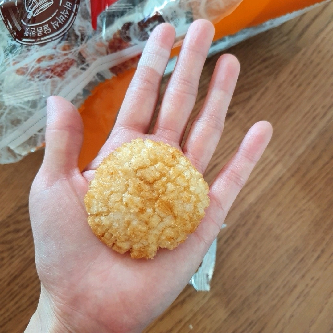 พร้อมส่ง ขนมเกาหลี Honey Snow Flower Rice Cracker ขนมข้าวอบกรอบรส ...