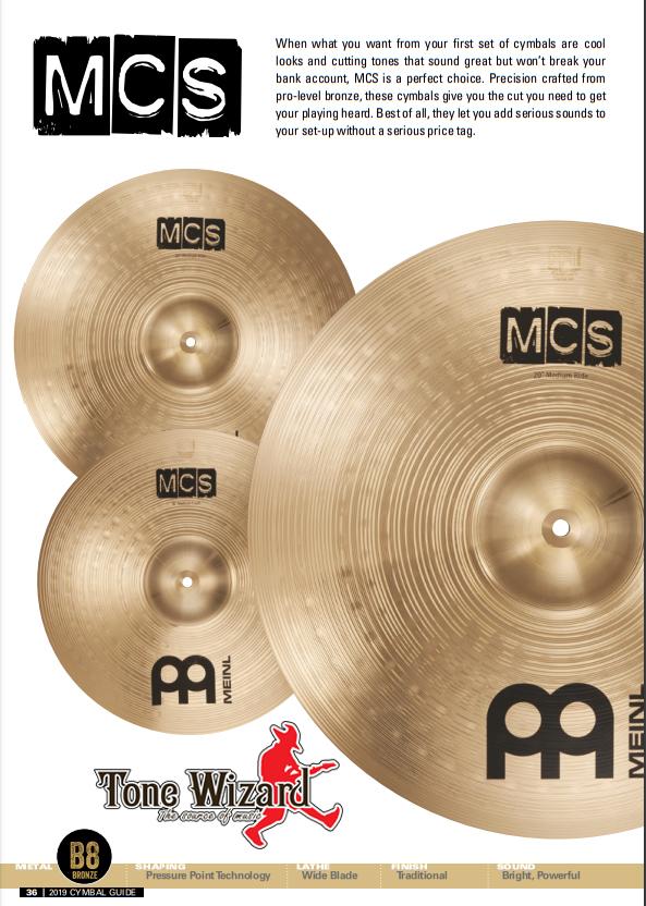 AA MEINL ฉาบชุด Cymbal MCS14161820+Bag - Tone Wizard - ThaiPick