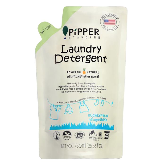 PiPPER STANDARD ผลิตภัณฑ์ซักผ้าธรรมชาติ กลิ่นยูคาลิปตัส แบบถุงเติม 750 ...