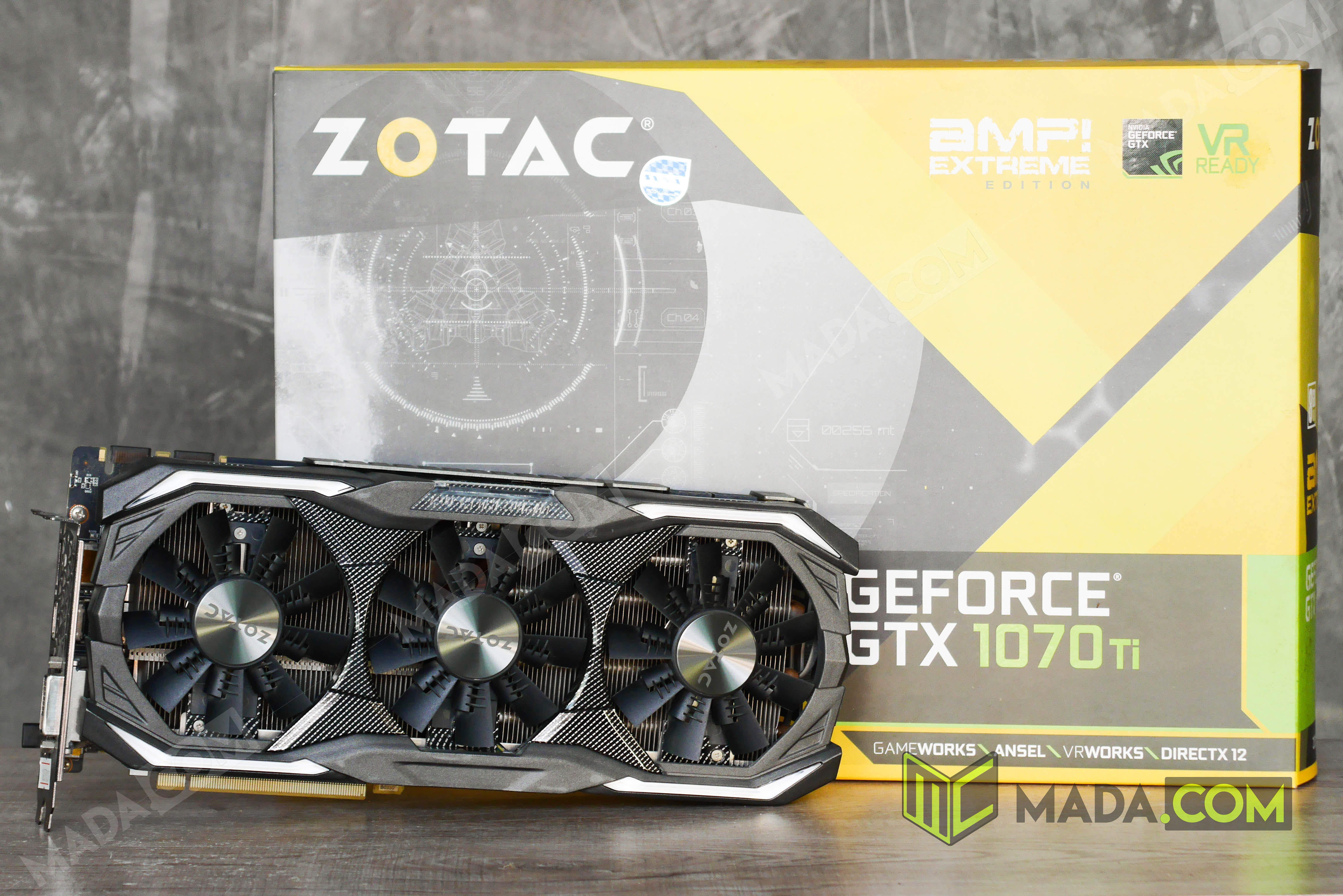 การ์ดจอ ZOTAC GTX 1070 Ti AMP Extreme (PUSH THE LIMIT) | Lazada.co.th