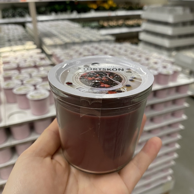 เทียนหอม เทียนหอมในถ้วยแก้ว sinnlig jamilk IKEA แท้ มี2ขนาด 4กลิ่น ...