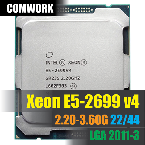 ซีพียู Intel XEON E5 2699 V4 LGA 2011-3 CPU PROCESSOR X99 C612 ...