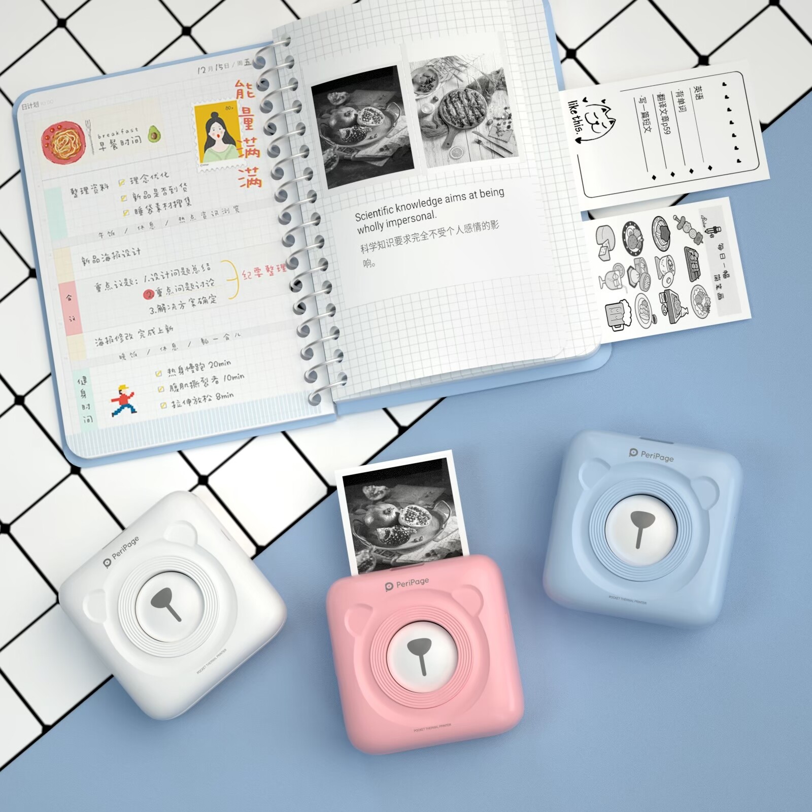 ถูกสุด! ชุดสุดคุ้ม PeriPage A6 + สติ๊กเกอร์ 6 ม้วน แถมฟรีเคสใสกันรอย ...