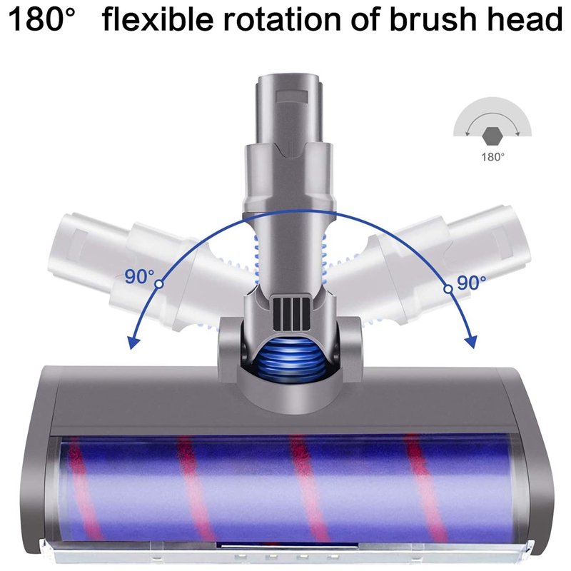 Soft Roller Head Electric Floor Head for Dyson V6 DC58 DC59 DC61 DC62 DC74 Vacuum Cleaner Parts ...