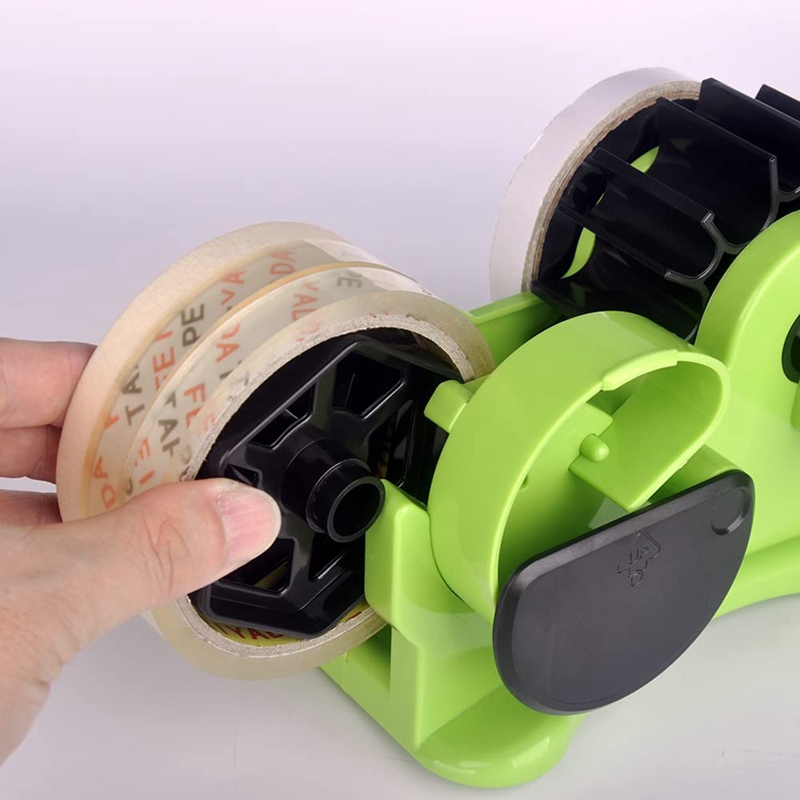 Multi-Roll Semi-Automatic Desk Tape Dispenser Tapes Manual Cutter for ...