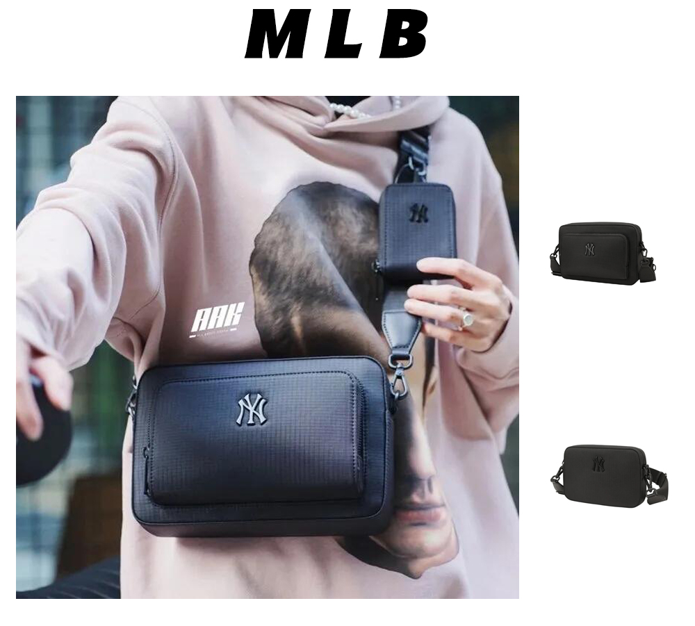 MLB 100 Genuine UNISEX Bags NEW YORK YANKEES กระเป๋าสะพาย mlb กระเป๋าny ...