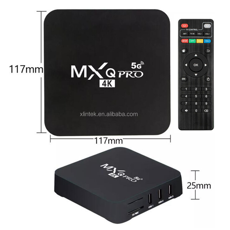 Monqiqi ใหม่สุด 2566 MXQ PRO Android 10 4K/HD ดิจิตอลTV BOX กล่อ กล่องแอนดรอยbox รองรับ RAM8G ...