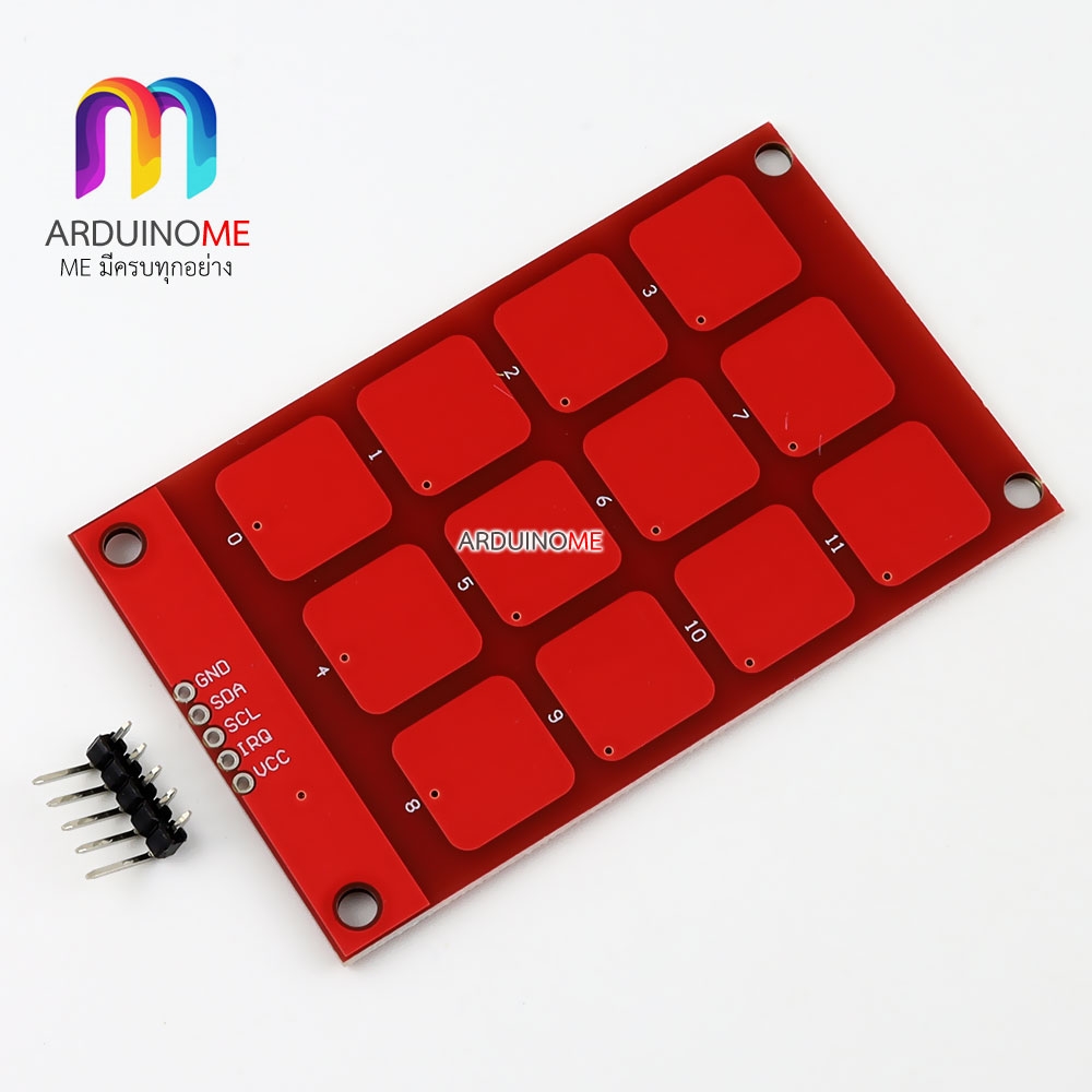 CJMCU-122 MPR121 Capacitive Touch Keypad Module - ArduinoME - ThaiPick