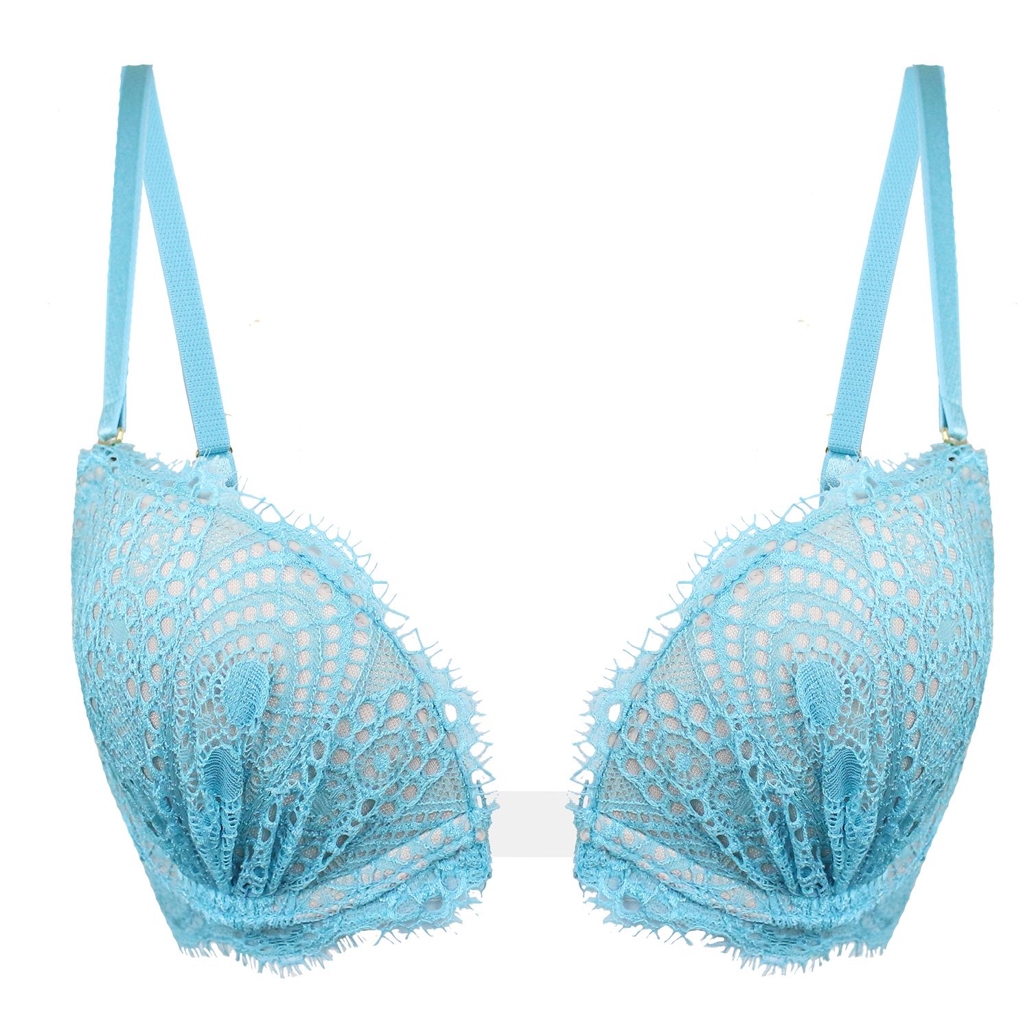 Annebra บราเสริมทรง ตะขอหลัง คอวี มีโครง เสริมฟองน้ำ Push Up Mold Bra ...