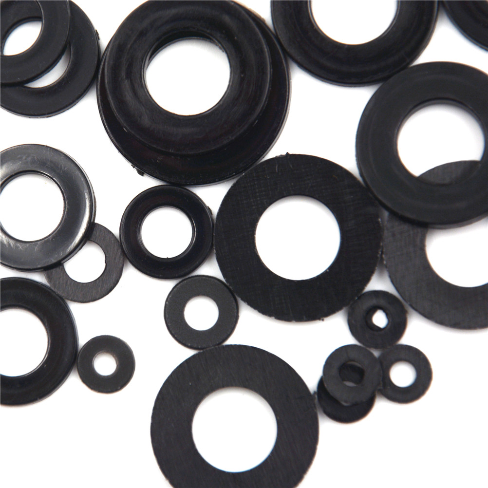 Hot Form A Flat Black Thick Neoprene Rubber Washers - M3 M4 M5 M6 M8 ...