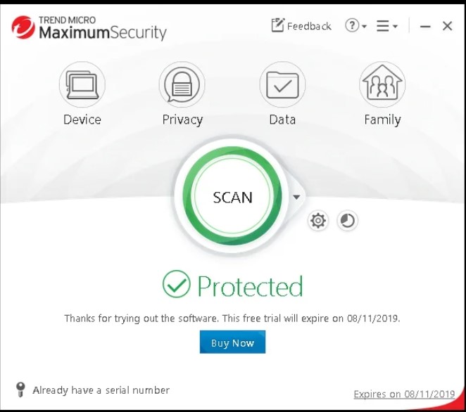 Trend Micro Maximum Security 3 Devices 1 Year (Trend Micro Key) ป้องกัน ...