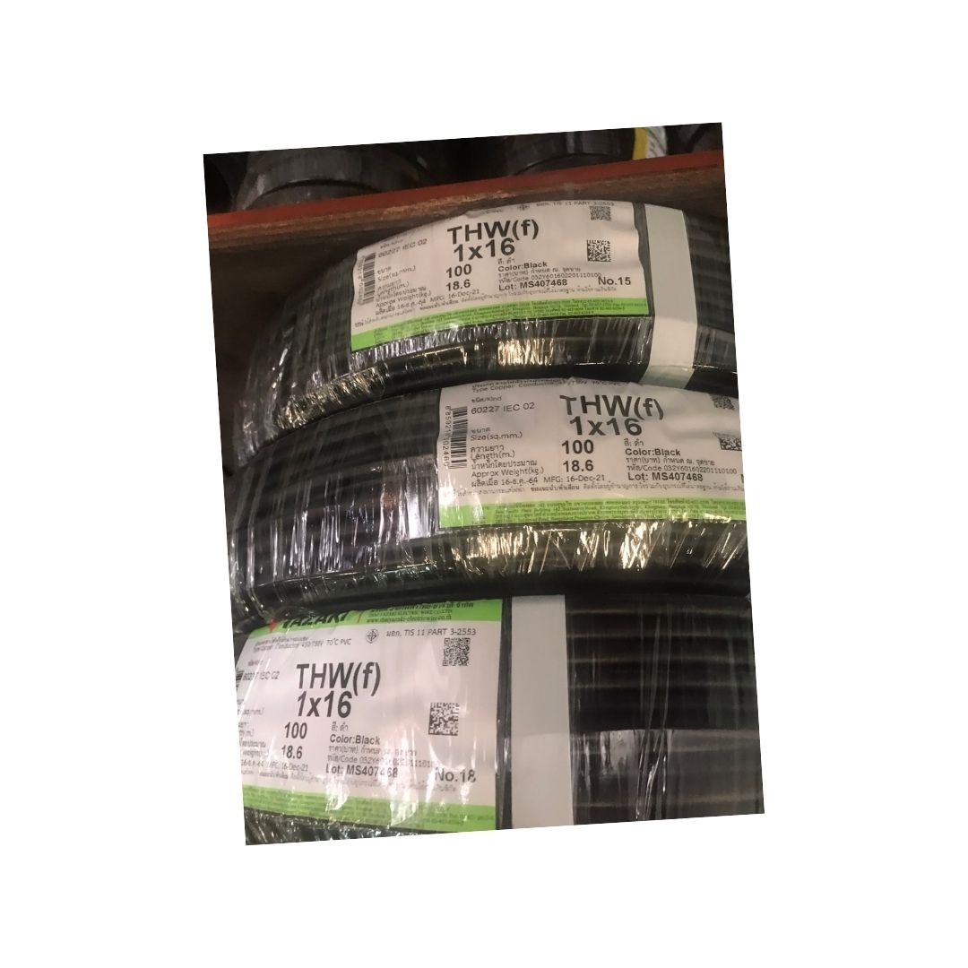 YAZAKI( Flexible Cable ) VSF Size 16 sq mm (black color) range (100m ...