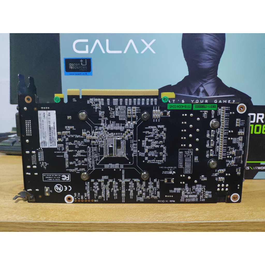 GALAX OC GEFORCE GTX 1060 3G - QOMM - ThaiPick