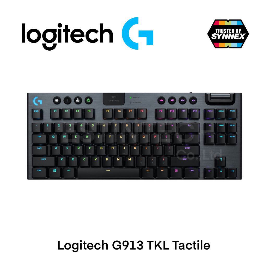 Keyboard (คีย์บอร์ด) Logitech G913 TKL WIRELESS RGB Mechanical Gaming ...