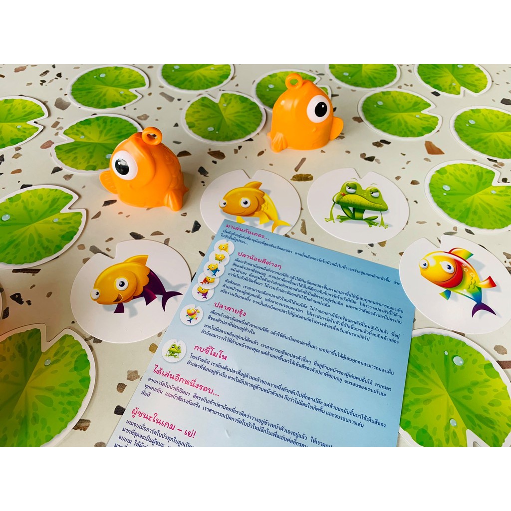 Fun Dice: เจ้าปลาน้อย (Five Little Fish) Board Game (Lanlalen) - Fun ...