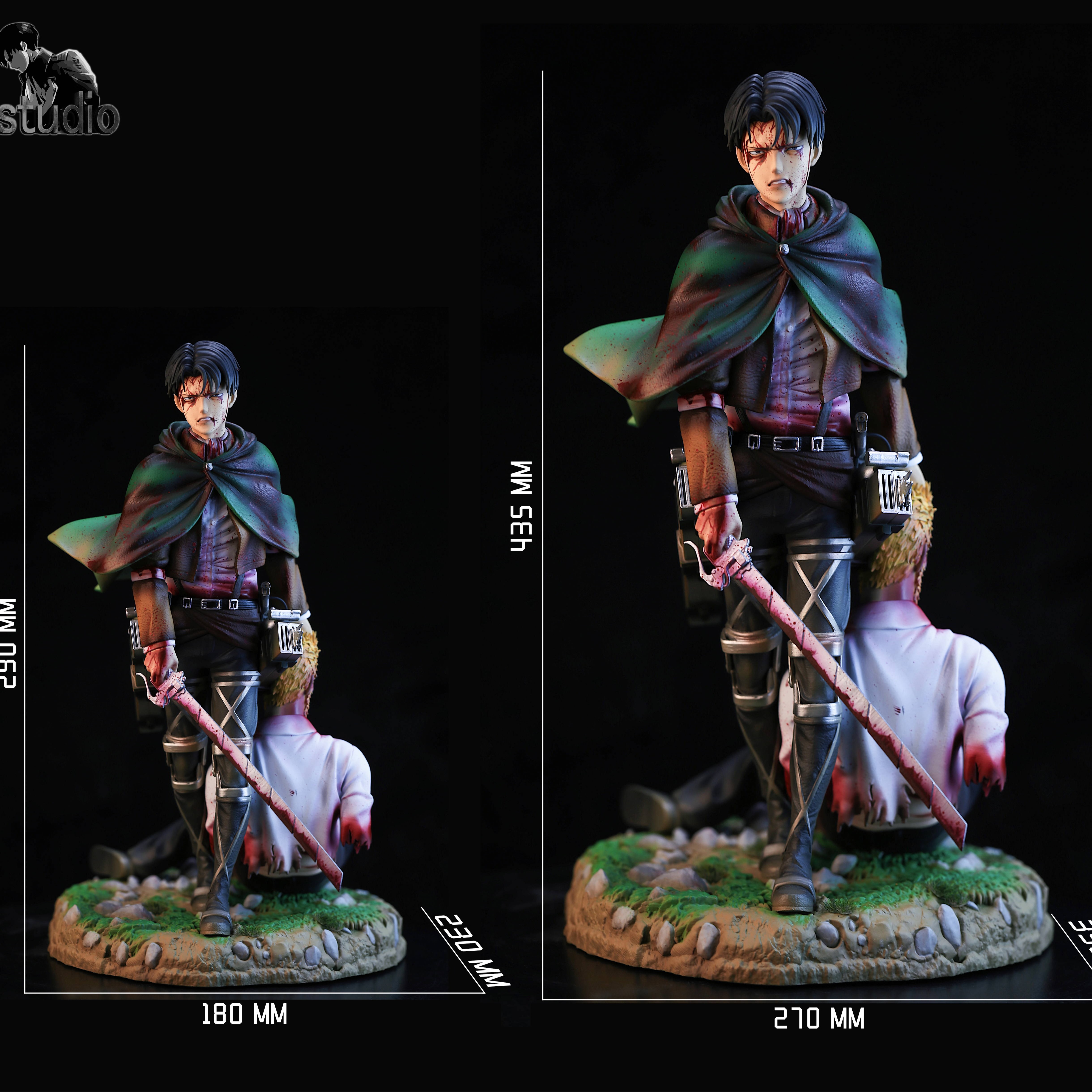 [Pre-Order] ~ JR studio Levi·Ackerman vs Zeke – Attack on Titan - FigUs ...