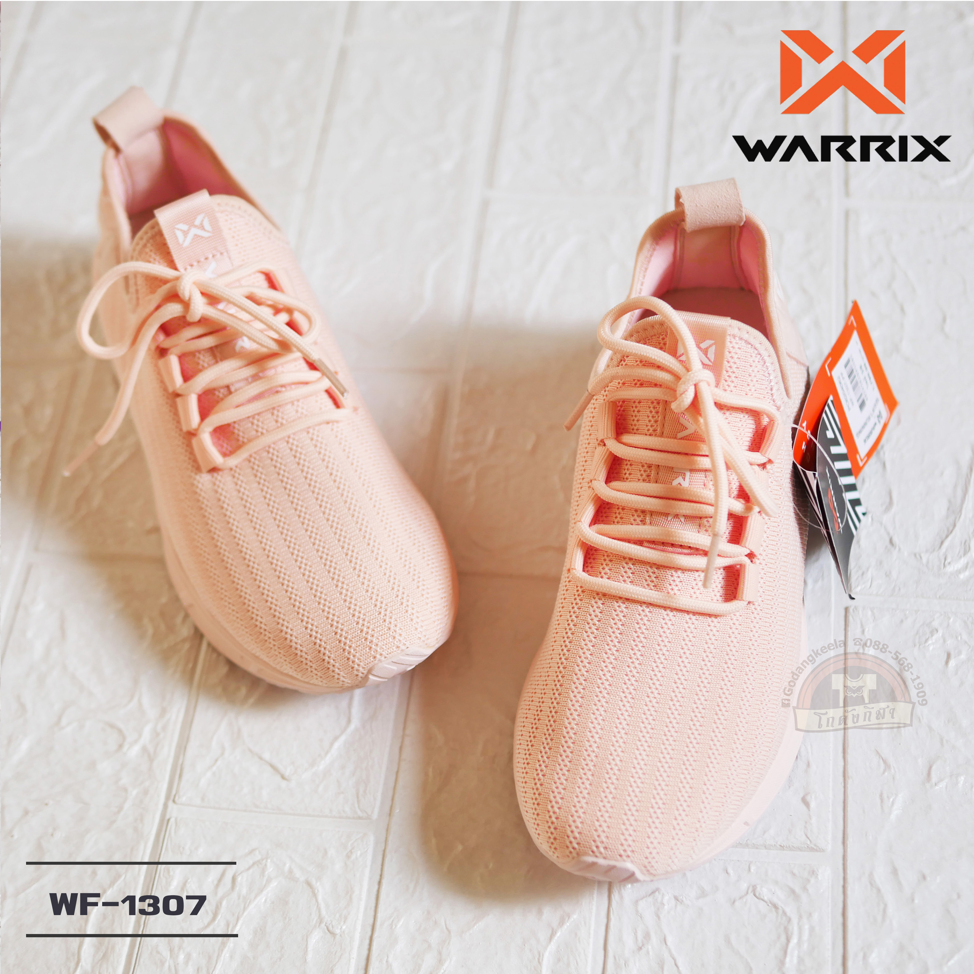 WARRIX รองเท้า รองเท้าวิ่ง Running WF-1307 สีชมพู วาริกซ์ วอริกซ์ ของแท้ 100 - Godangkeela ...