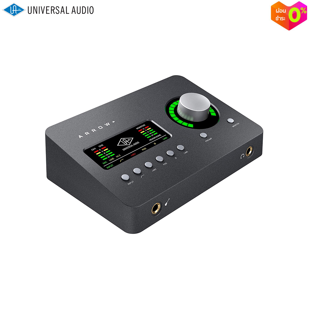 Universal Audio Arrow Thunderbolt 3 Audio Interface ออดิโออินเตอร์เฟส อุปกรณ์บันทึกเสียง โฮม ...