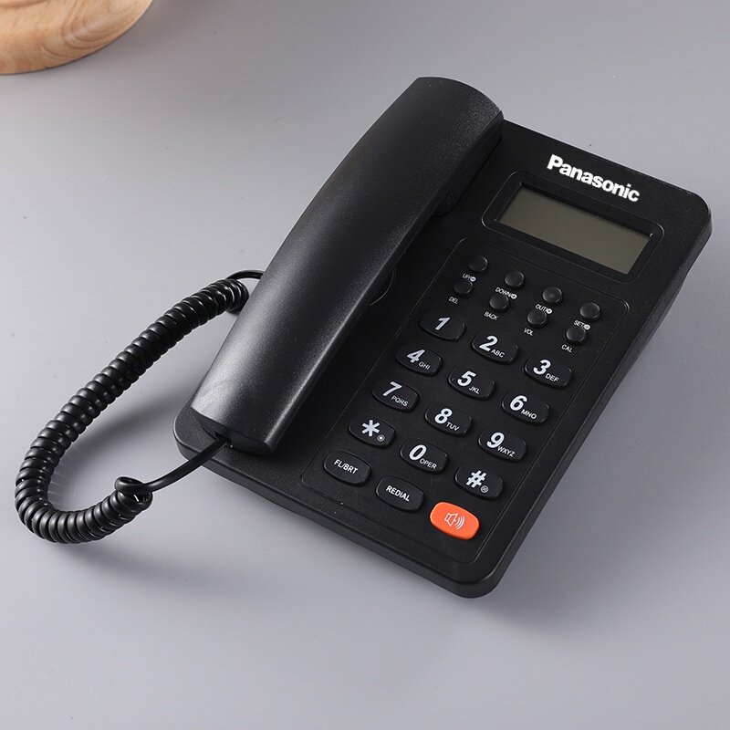 Panasonic โทรศัพท์บ้าน KX-TSC8206CID โทรศัพท์ตั้งโต๊ะแบบมีสาย (สายเดี่ยว)Telephone โทรศัพท์ ...