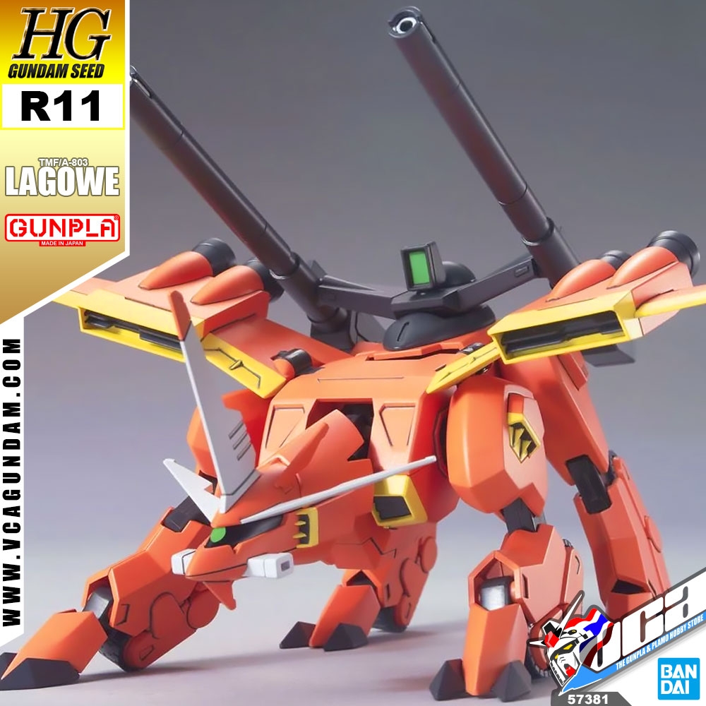 BANDAI GUNPLA HIGH GRADE HG 1/144 LAGOWE โมเดล กันดั้ม กันพลา VCA ...
