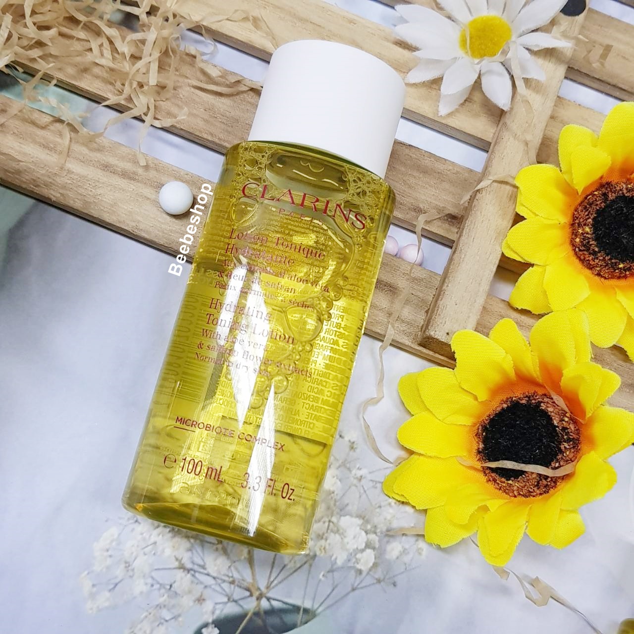 Clarins Hydrating Toning Lotion With Aloe Vera 50ml & 100ml โทนเนอร์ ...