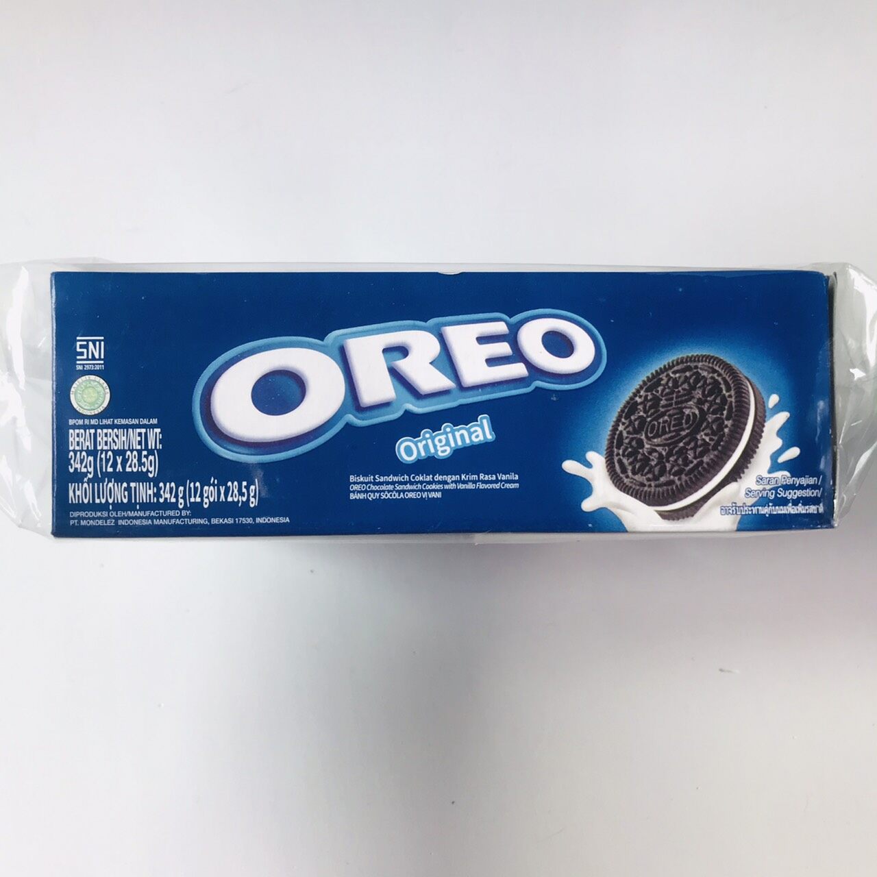 OREO โอริโอ โอริโอ้ Original คุกกี้แซนวิส รสช็อกโกแลตสอดไส้ครีมกลิ่นวนิ ...