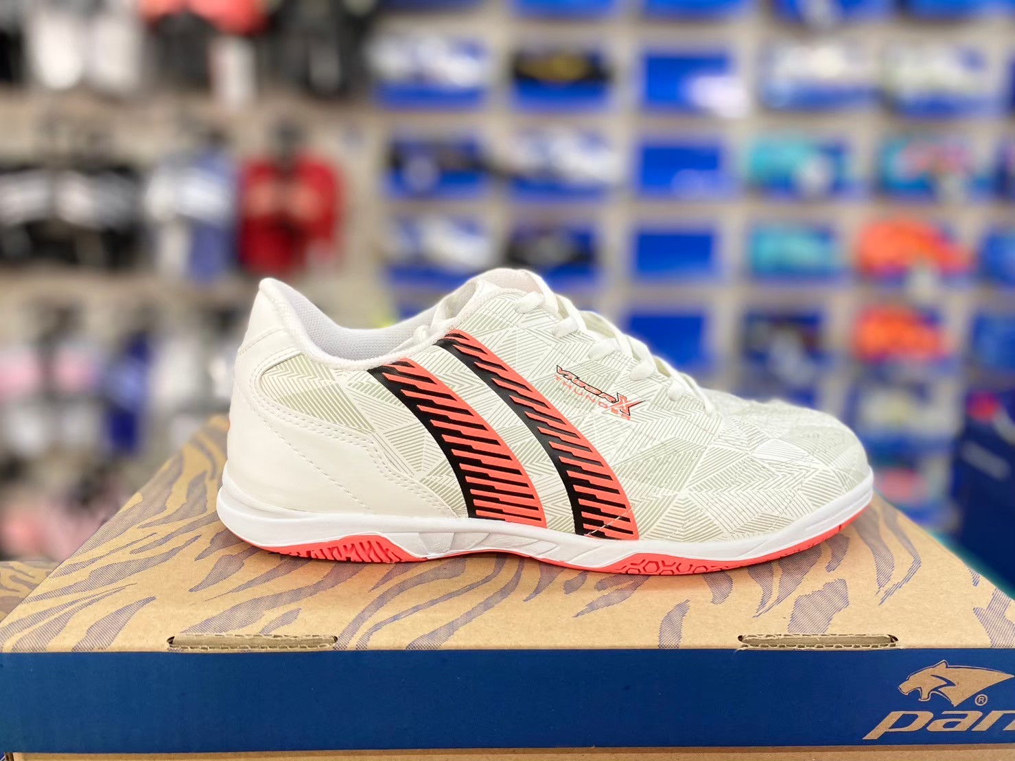 รองเท้าฟุตซอล แพน PF14PB รุ่น PAN VIGOR X THUNDER ELVALOY (PBรุ่น ...