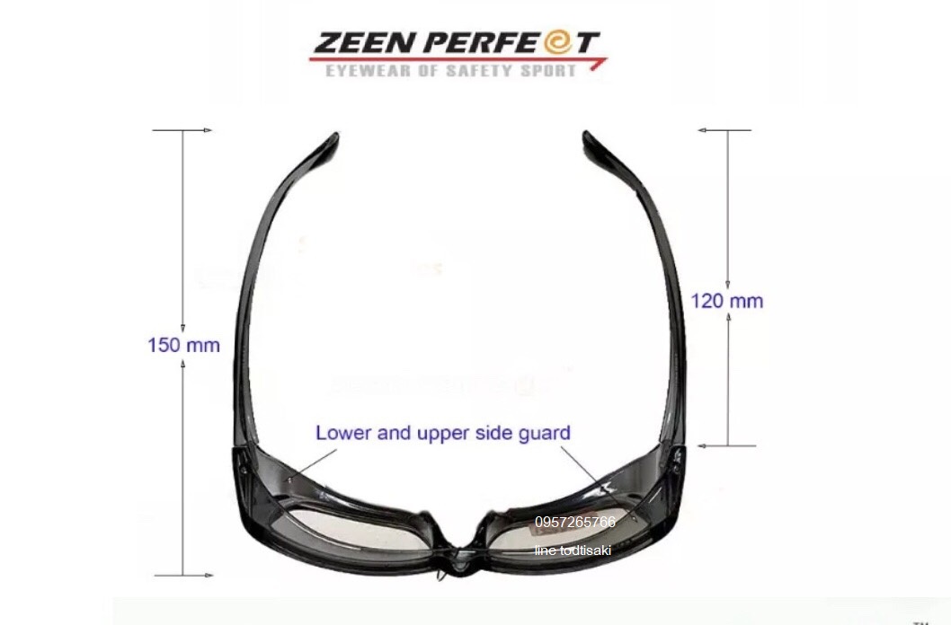 Zeen PerfecT ZP101 กันCo_Vid_19ติดต่อทางดวงตา มีของแถม แว่นนิรภัย แว่น ...
