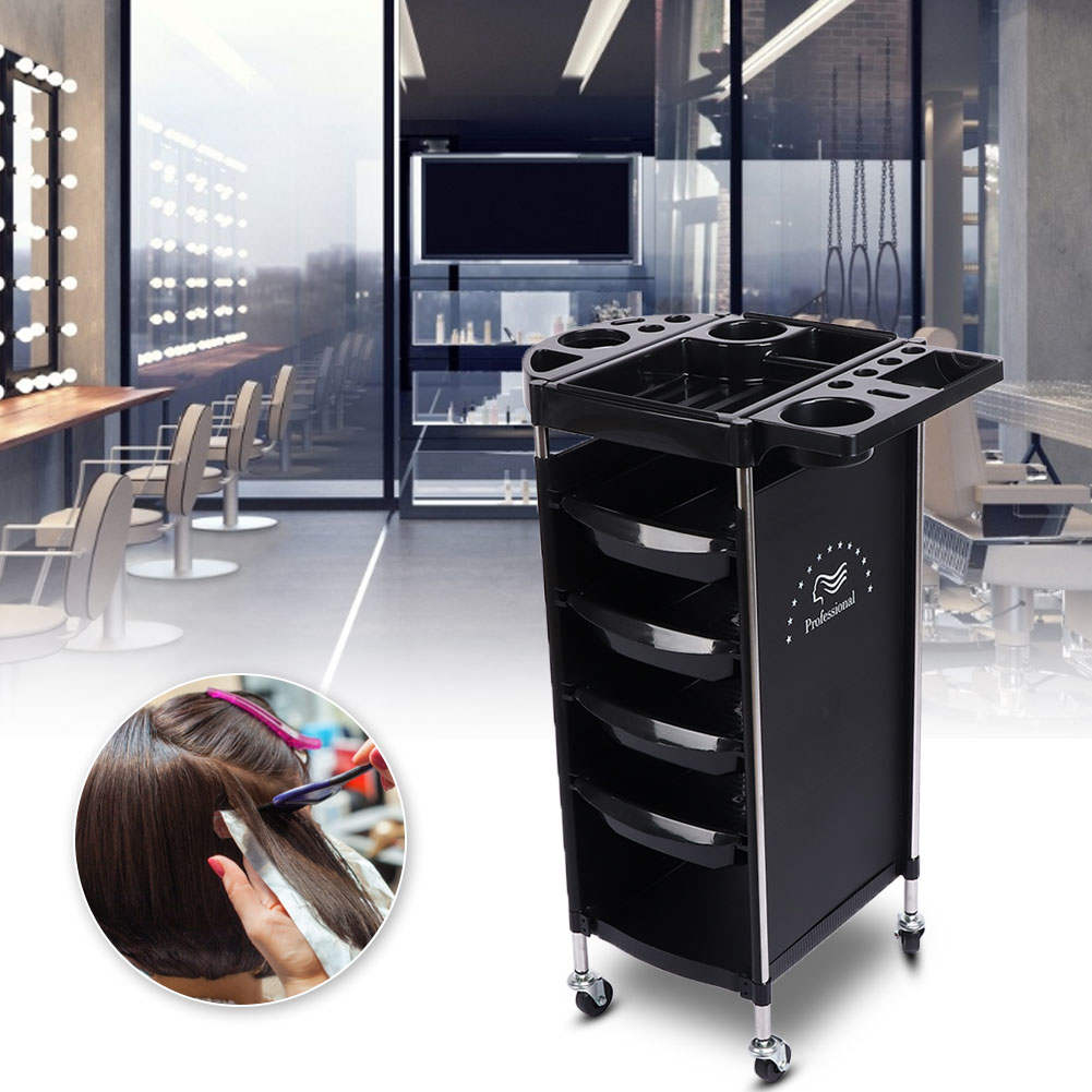 【ลดสุดใจ 】6-Layer Rolling Utility Cart Mobile Storage Organizer Trolley ...